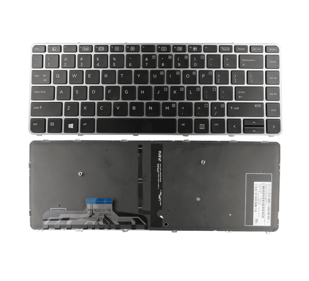 Techie Laptop Keyboard For HP EliteBook Folio 1040 G3, 844423-001 ...
