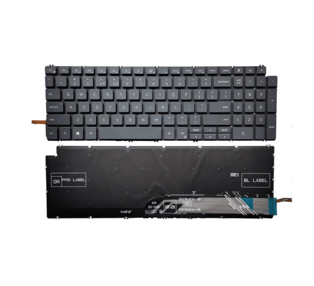 Techie Laptop Keyboard For Dell Inspiron 5593, P88F, 5598, 5590, 5584 ...