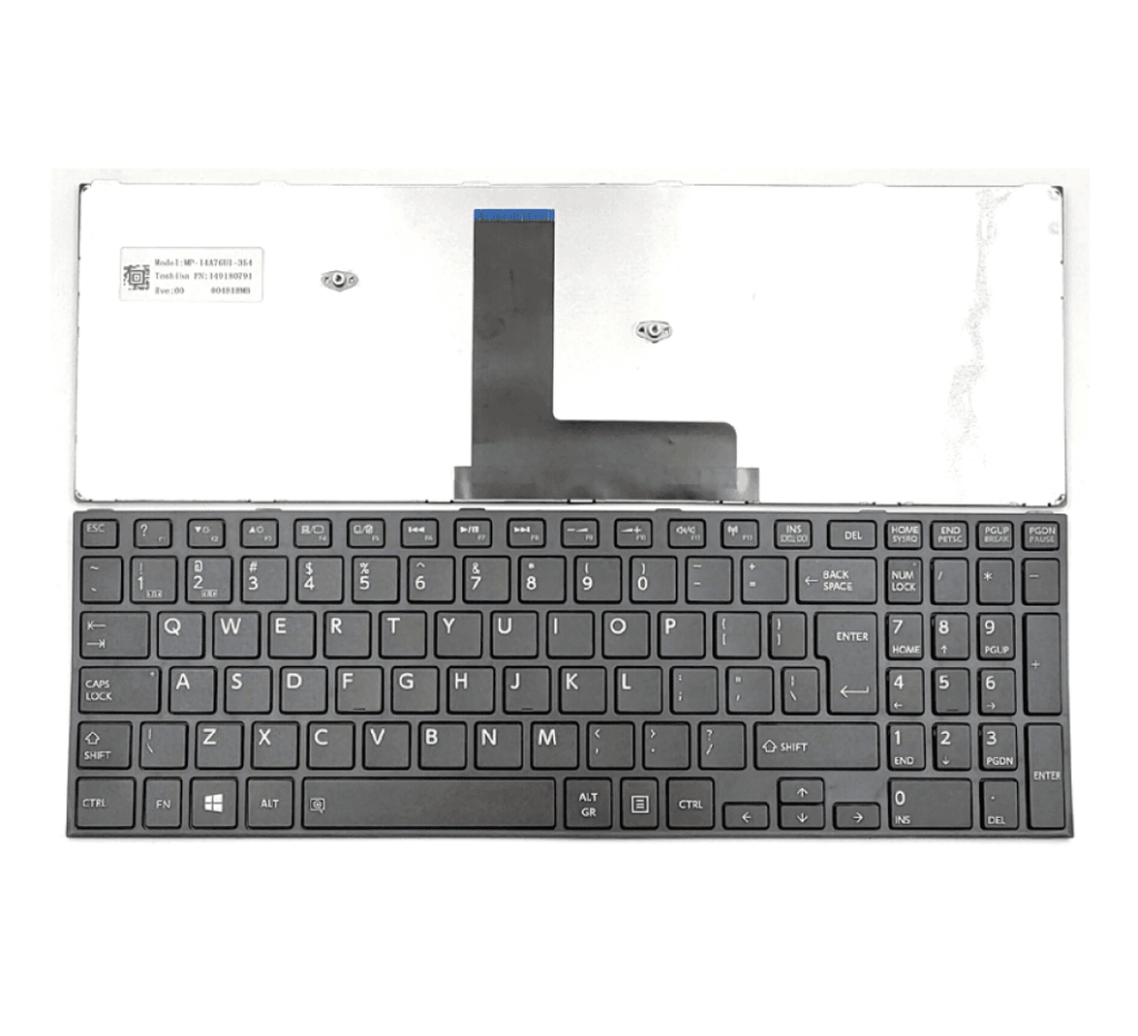 Techie Laptop Keyboard For Toshiba Satellite C50-B, C50A-B, C55-B5299 ...