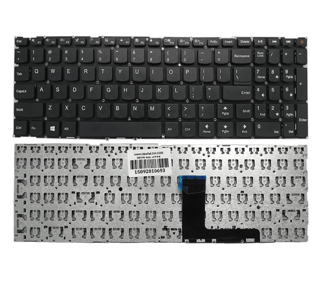 Techie Laptop Keyboard For Lenovo IdeaPad 310-15ISK, 310-15IKB, 310 ...