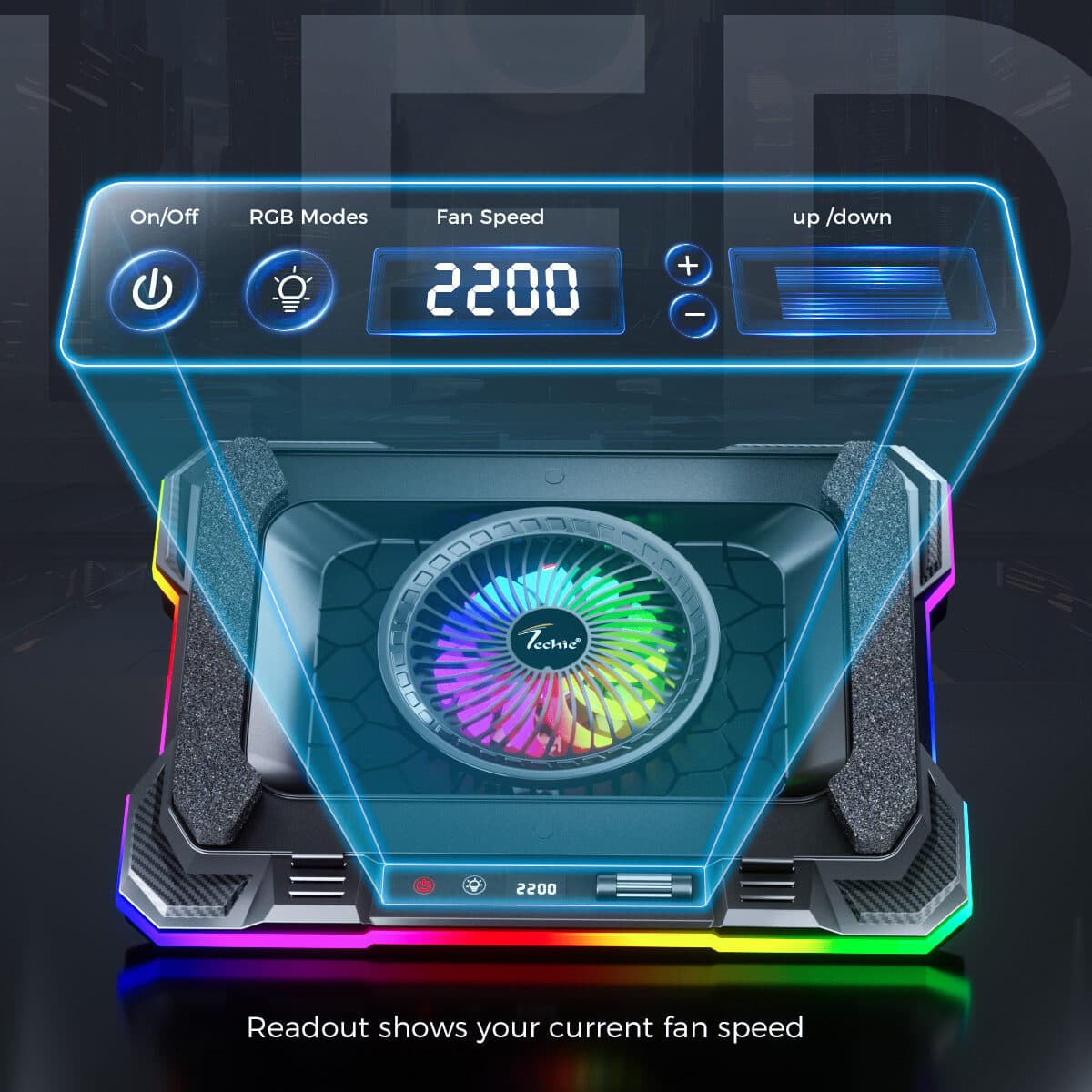 Techie TurboCooler 360° Laptop Cooling Pad. - Techie Store