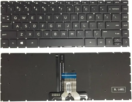 Techie Laptop Keyboard For HP Pavilion 14-CD, CE, DH, CK, CM, DK, DQ ...