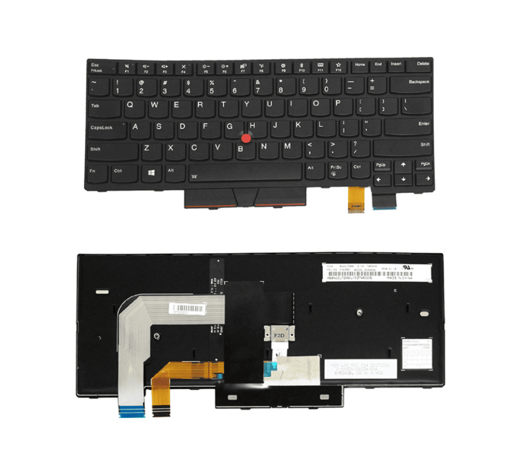 Techie Laptop Keyboard For Lenovo ThinkPad T470, 01AX405, A475, T480 ...