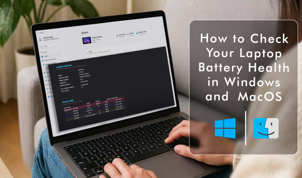 How To Check Your Laptop Battery Health In Windows And MacOS? - Techie ...