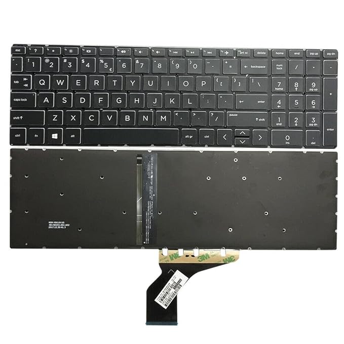 Techie Laptop Keyboard For HP Pavilion 15-DA, L20387-001, DX, DB Series ...