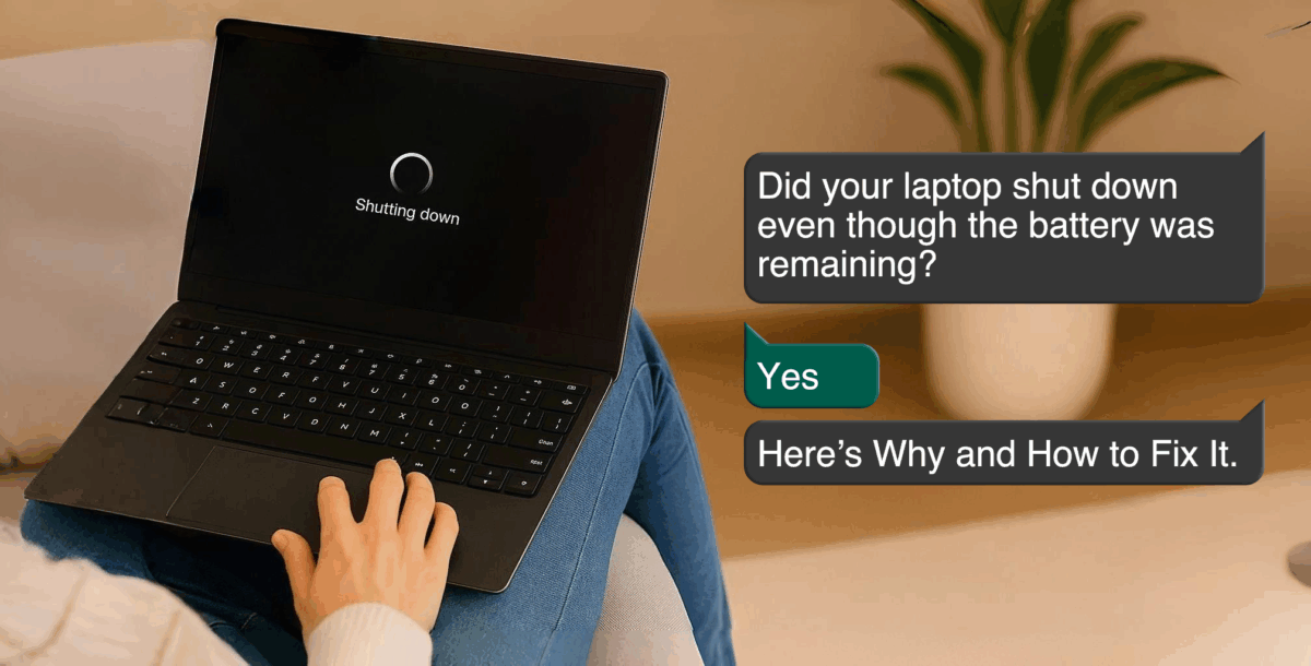 Laptop Shuts Down Even With Battery Remaining? Here’s Why And How To ...